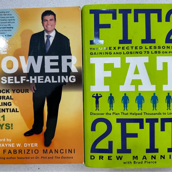 Other | Power Of Selfhealing Book And Fit2fat2fit Book | Poshmark
